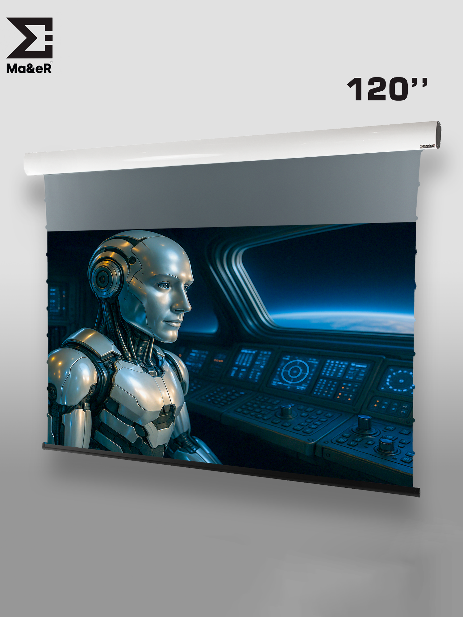 ALR Black Diamond 120" 16:9 Экран моторизированный настенно-потолочный для проекторов
