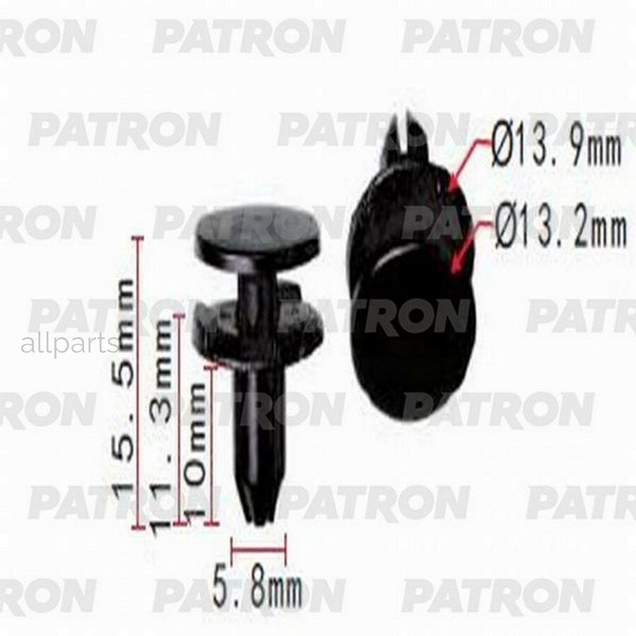 PATRON P37-1299 Крепеж (клоп)