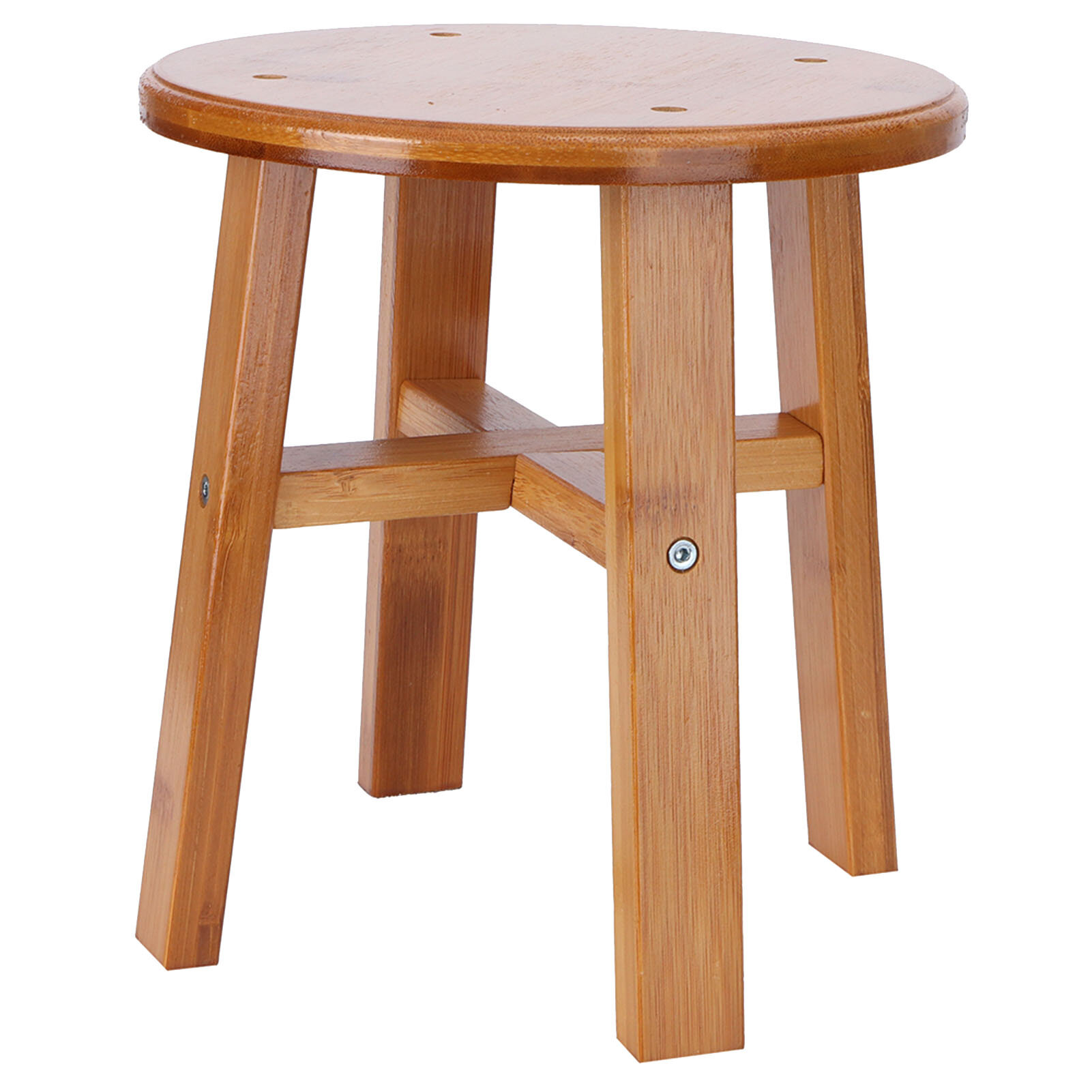 Круглый многоцелевой маленький бамбуковый табурет, низкий детский табурет, скамейка для дома, мебель для гостиной, декор