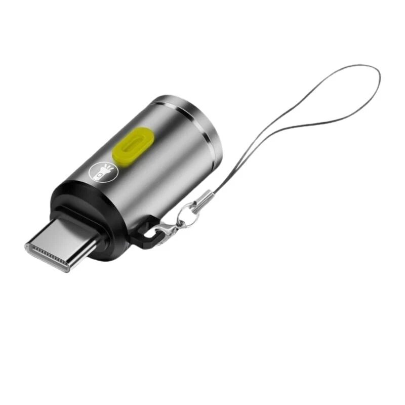 Mini Type C Фонарик silver