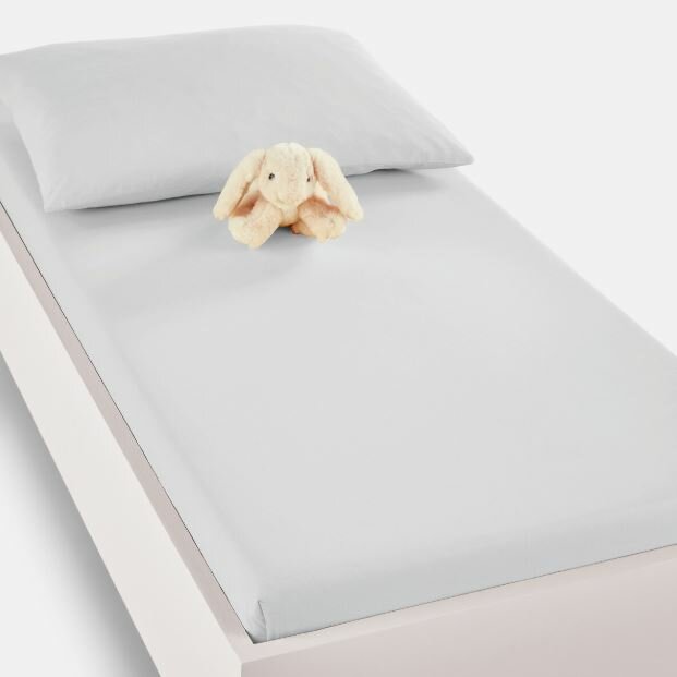 Натяжная простыня из хлопка для детской кроватки Scenario LA REDOUTE, размеры 60х120 см, Франция/Бангладеш