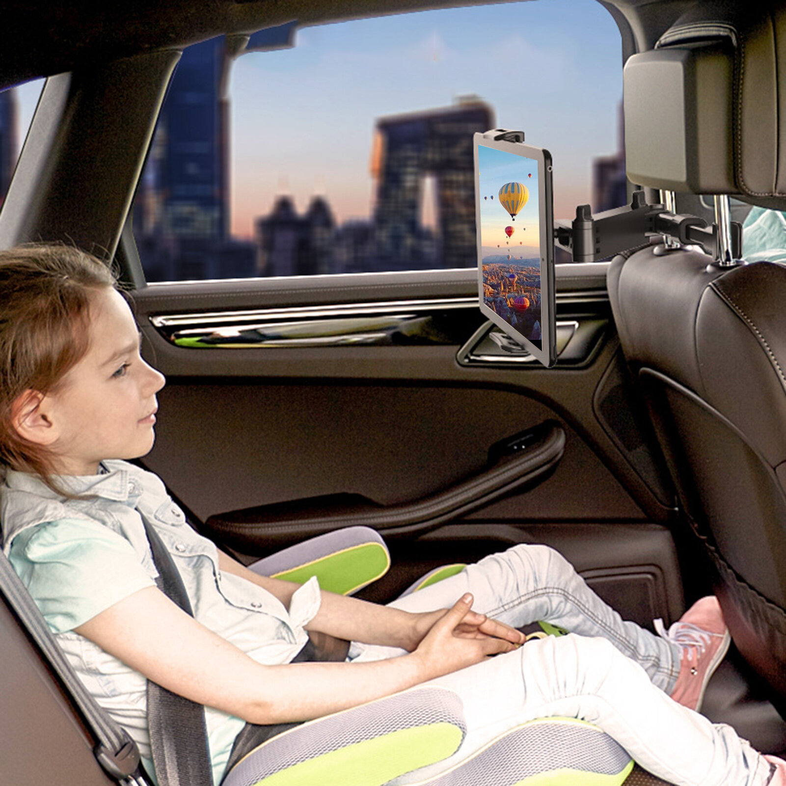 Автомобильный держатель для планшета, крепление для планшета на подголовник, складной автомобильный держатель для подголовника, для телефонов и планшетов с диагональю 5–11 дюймов