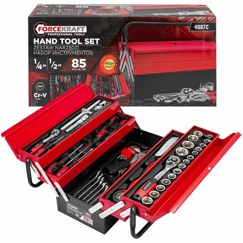 Набор инструментов Forcekraft FK-4087C(61965)