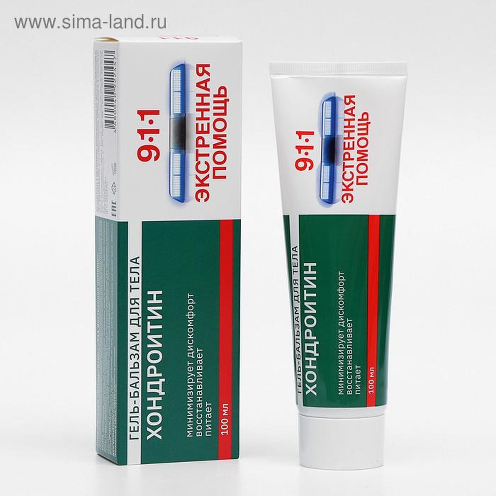 Гель-бальзам Mirrolla "Хондроитин", для суставов, с эфирными маслами, 100мл