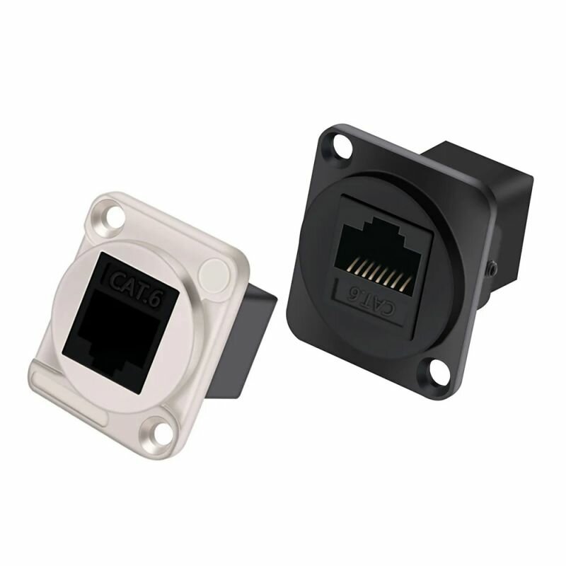4 шт. 8P8C модульный разъем RJ45 CAT6 для компьютерного кабеля UTP Ethernet, позолоченный гигабитный сетевой обжимной экранированный