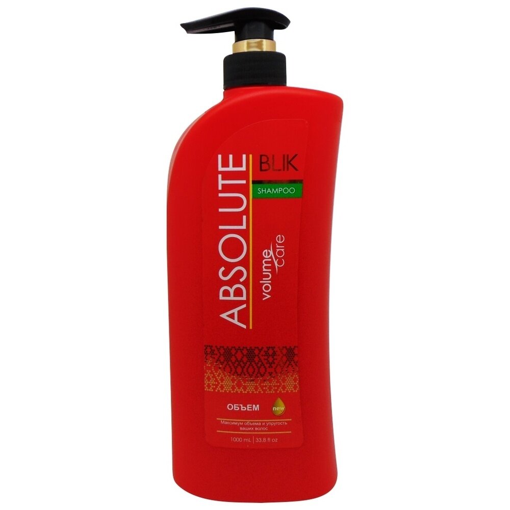 Шампунь для волос ABSOLUTE BLIK Объем, с дозатором, 1000 мл (2271)