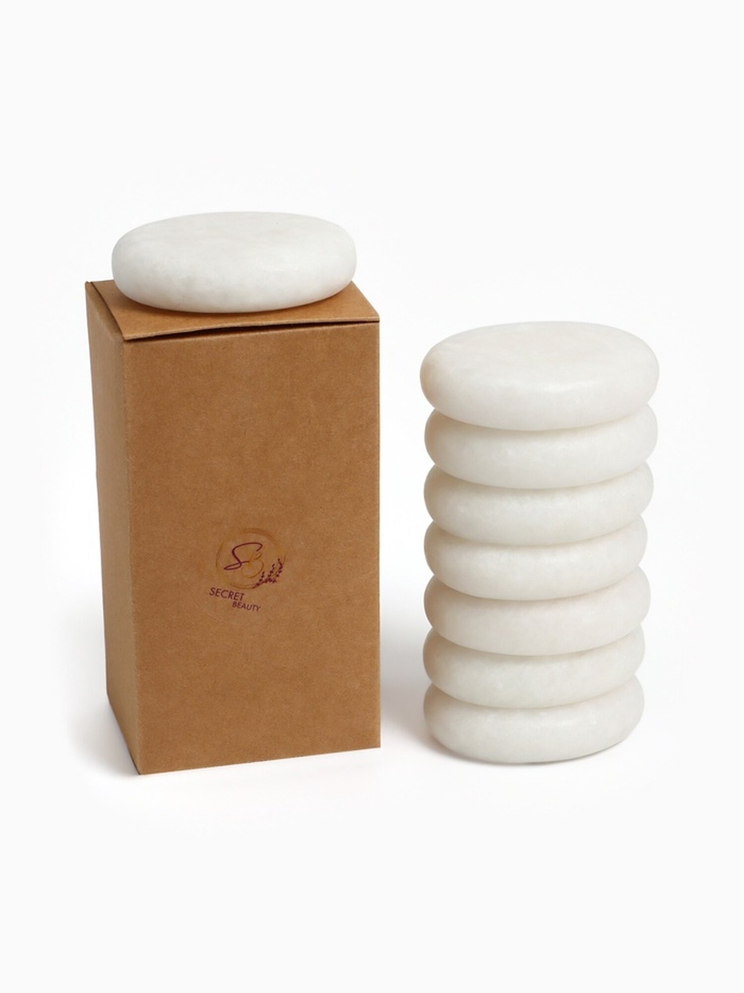 Камни для СПА 6*8 белый 8 шт