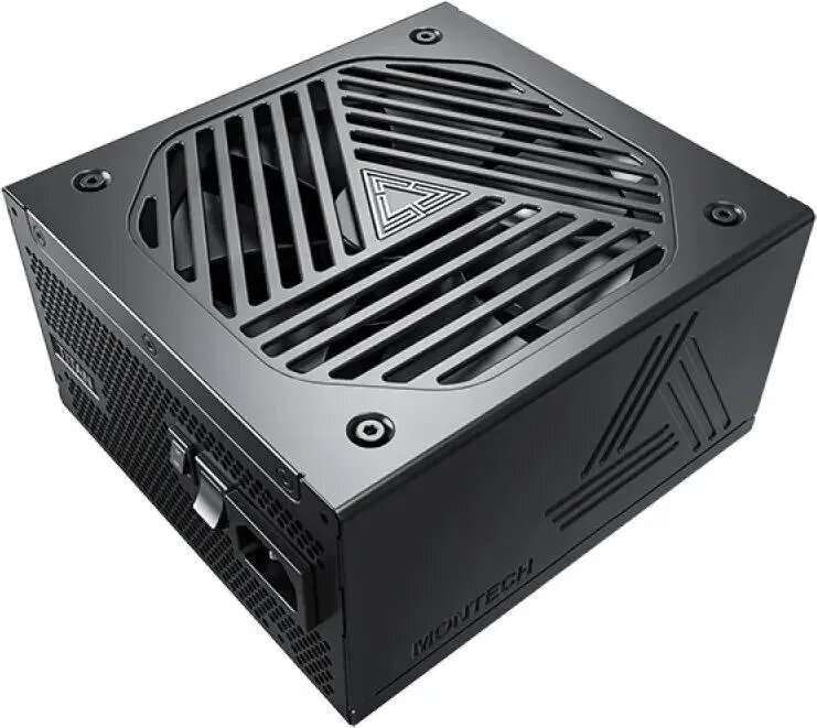 Блок питания Montech ATX 1200W TITAN GOLD Gen.5, 1200 Вт, 80 PLUS GOLD, 135 мм, модульный, чёрный