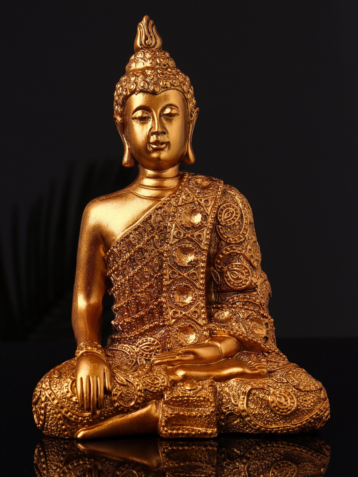 Фигура "Будда большой" 17х13 см, бронза