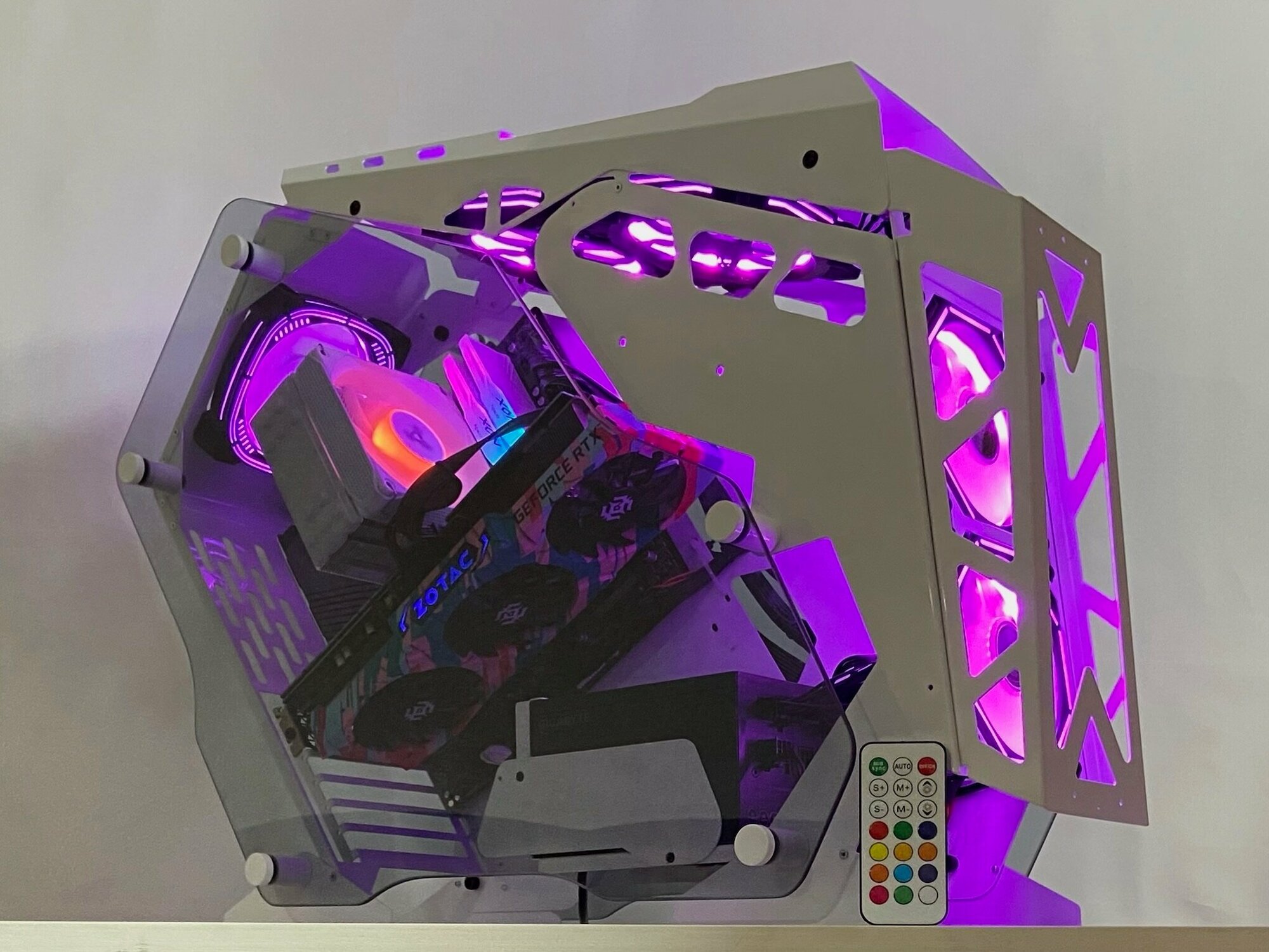 Игровой компьютер M-Stand 2.0: I7-12700 / RTX 3070 / 32GB DDR4 RAM / SSD M.2 NVMe 960 GB / ARGB / Пульт ДУ / PC Room