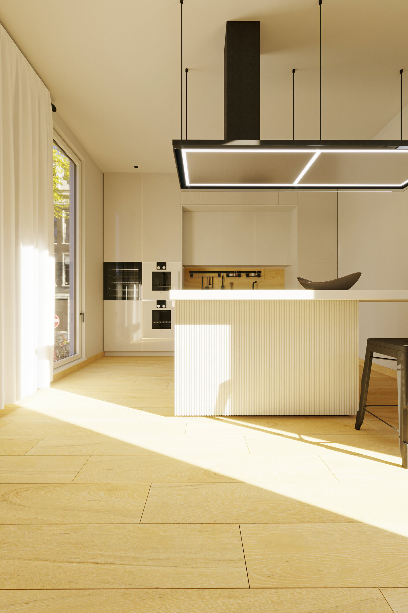 Керамогранит ENNFACE 20 х 120 см, Oakland Honey, матовый с рельефом, 1,20 м2 в упаковке (5 шт.)