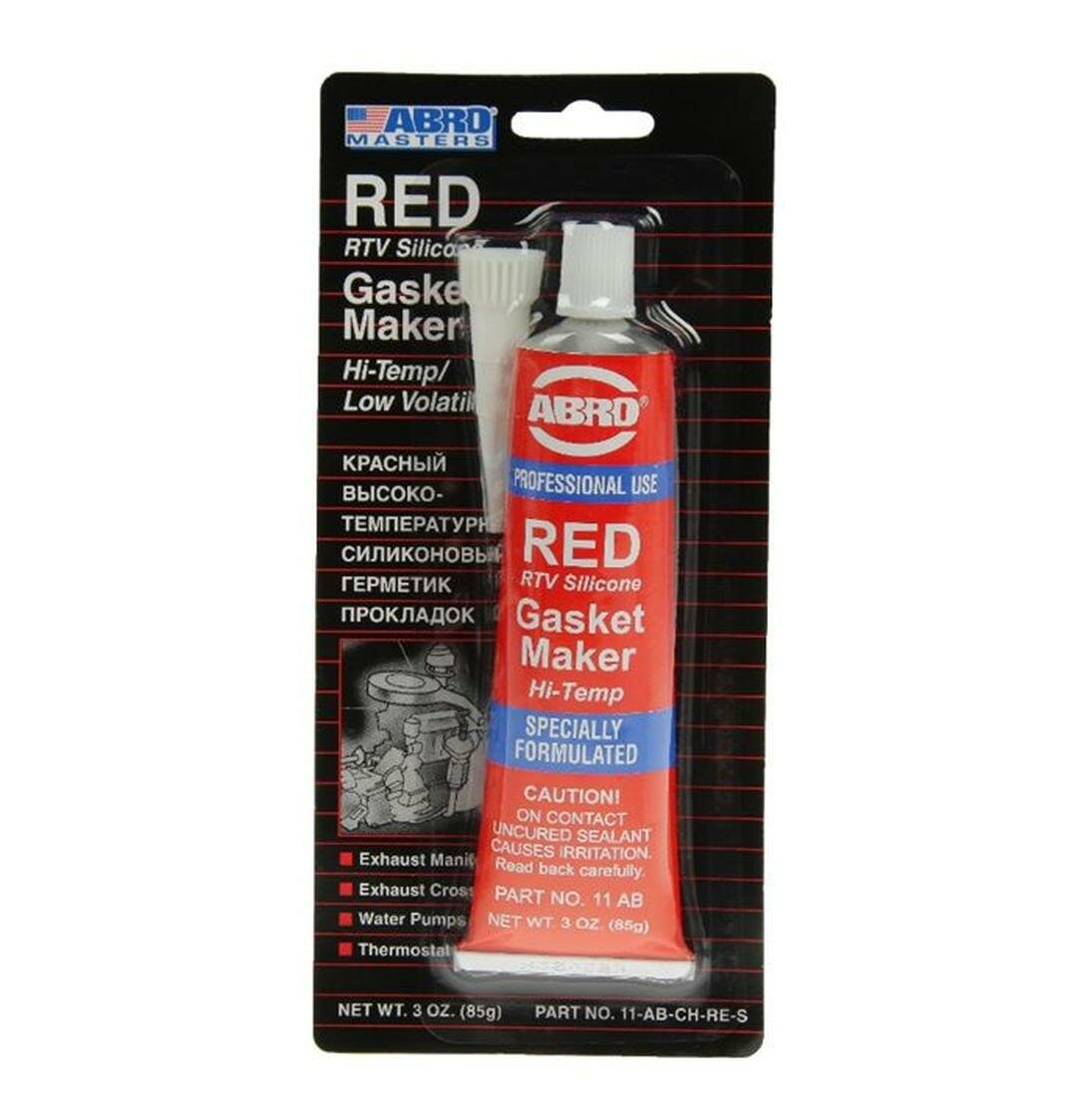 Abro герметик прокладок abro masters (красный), 85г 11abchres