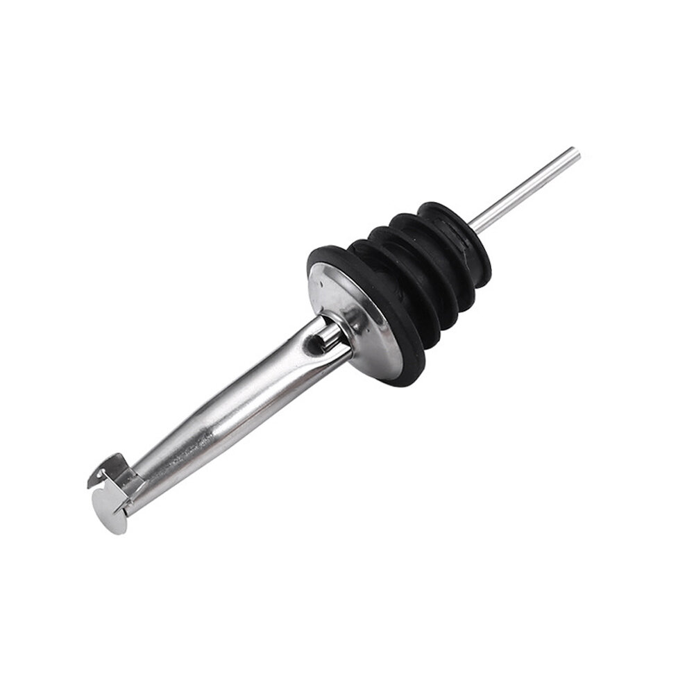 Stainless Steel Oil Spout Liquor Pourers with Flip Lid, Bottle Speed Pourer Nozzle Dispenser for of Oil/Wine
