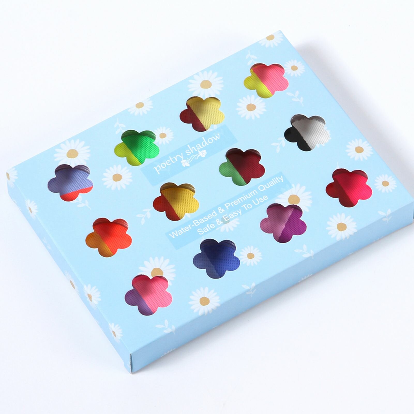 24 цвета моющихся красок для тела, светятся в темноте