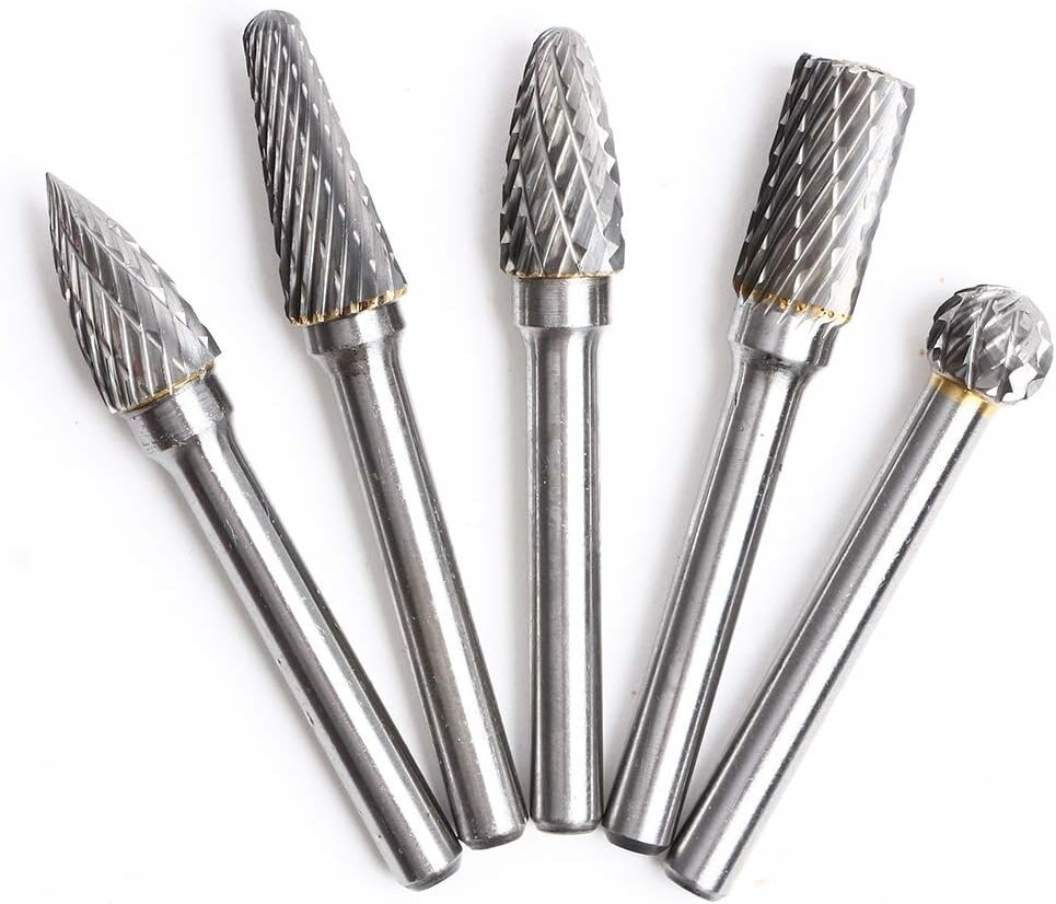 Набор карбидных фрез для ротационной обработки (5 штук)