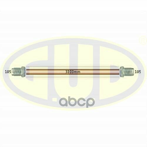 Трубка тормозная wp-038 l=3800mm медная G.U.D арт. 105105-3800