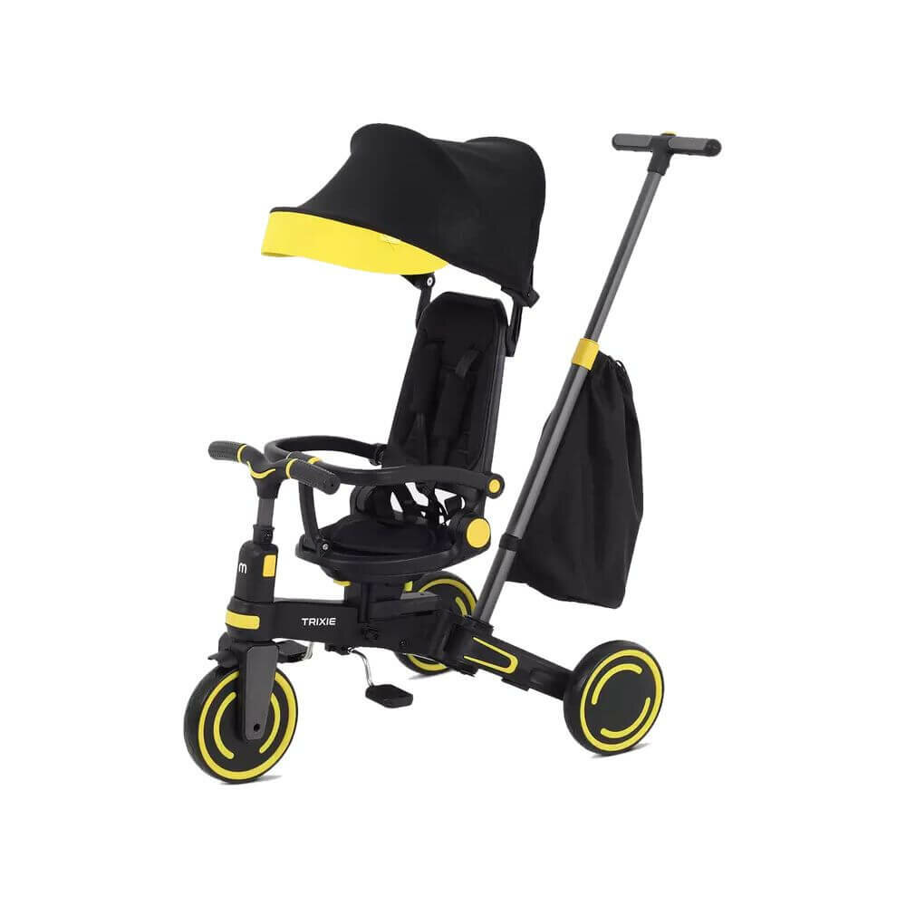 RANT MOWBaby Trixie, детский трехколесный велосипед с 1,5 до 5 лет, цвет Black/Yellow