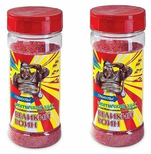Великий Воин гранулы от муравьёв, 400 гр. * 2 шт.