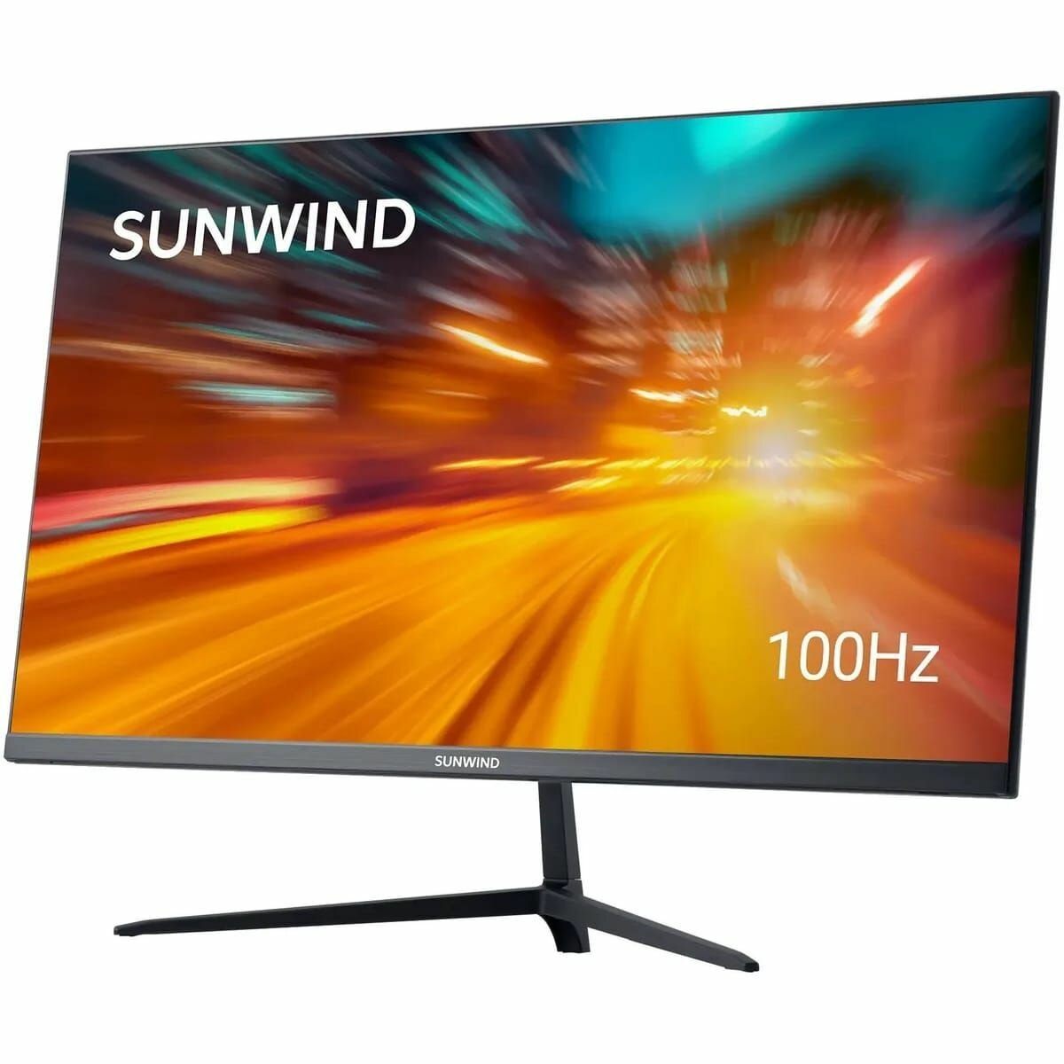 Монитор Sunwind SM-24FV222, диагональ 23,8", матрица VA, разрешение 1920х1080, черный — фото 1
