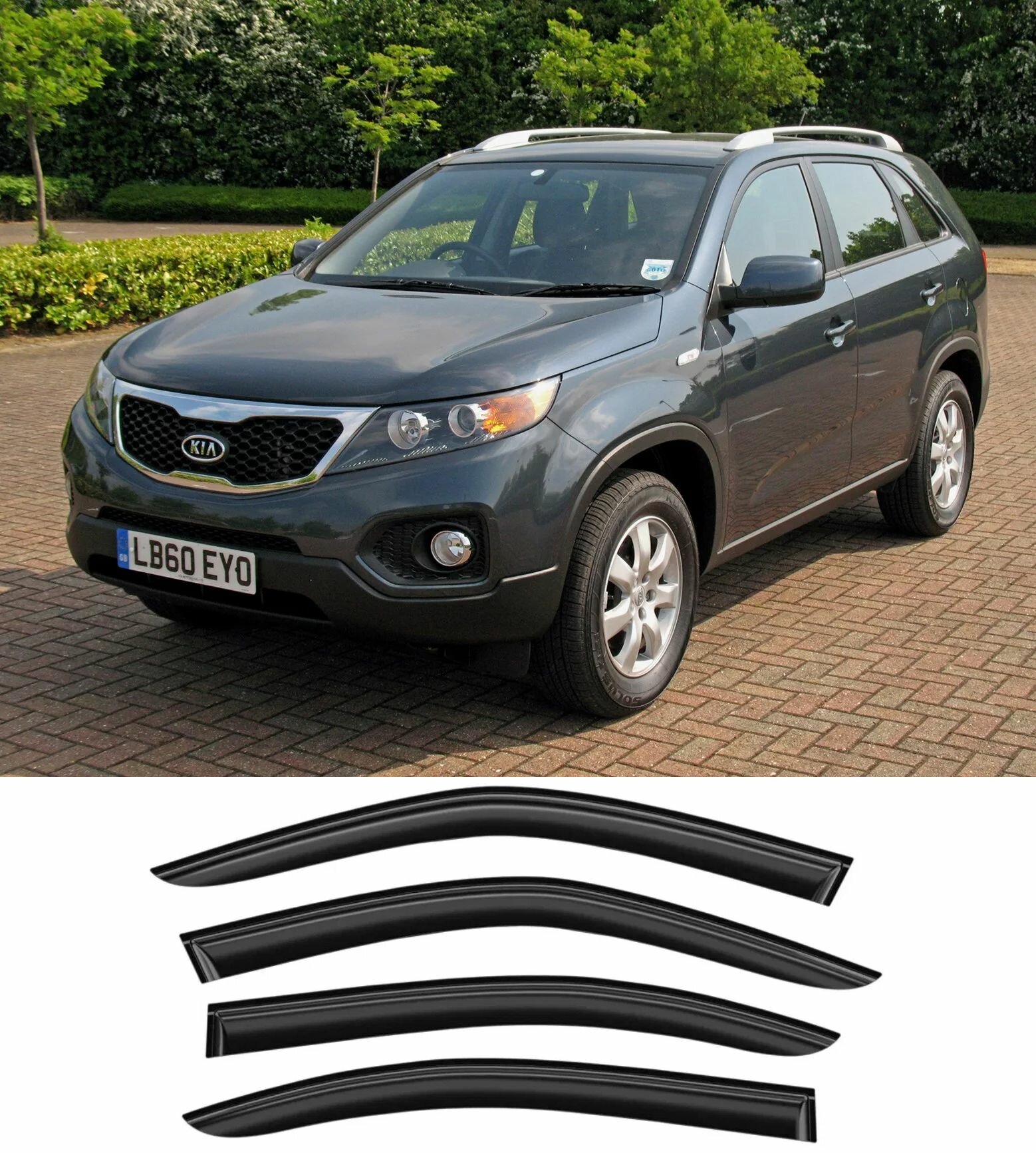 Дефлекторы боковых окон KIA Sorento Киа Соренто (2009 -2012) II