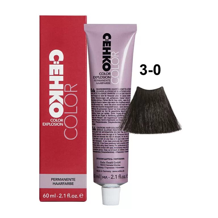 C: EHKO Color Explosion Color Explosion Крем-краска для волос 3/0 60 мл