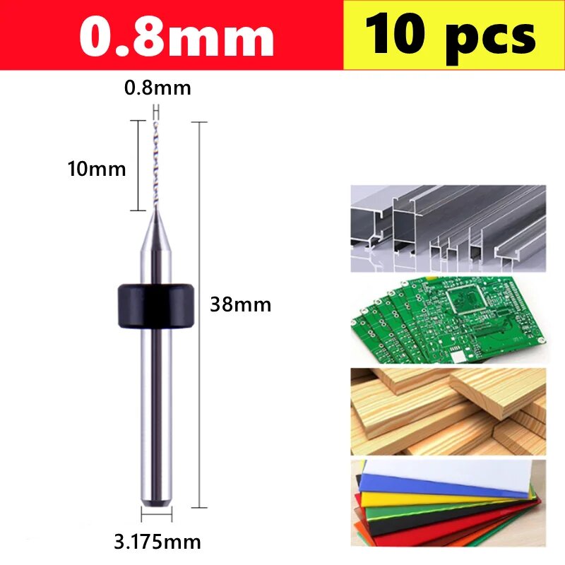 Сверла карбидные JWXZ 0,1-3,0 мм