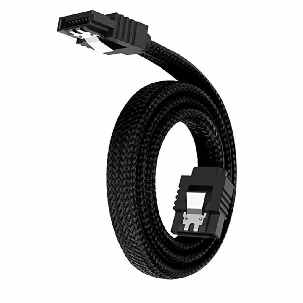 Кабель SATA III 50 см с оплеткой