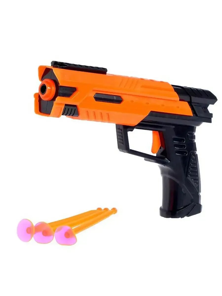 Пистолет "Вектор", стреляет присосками, цвет микс