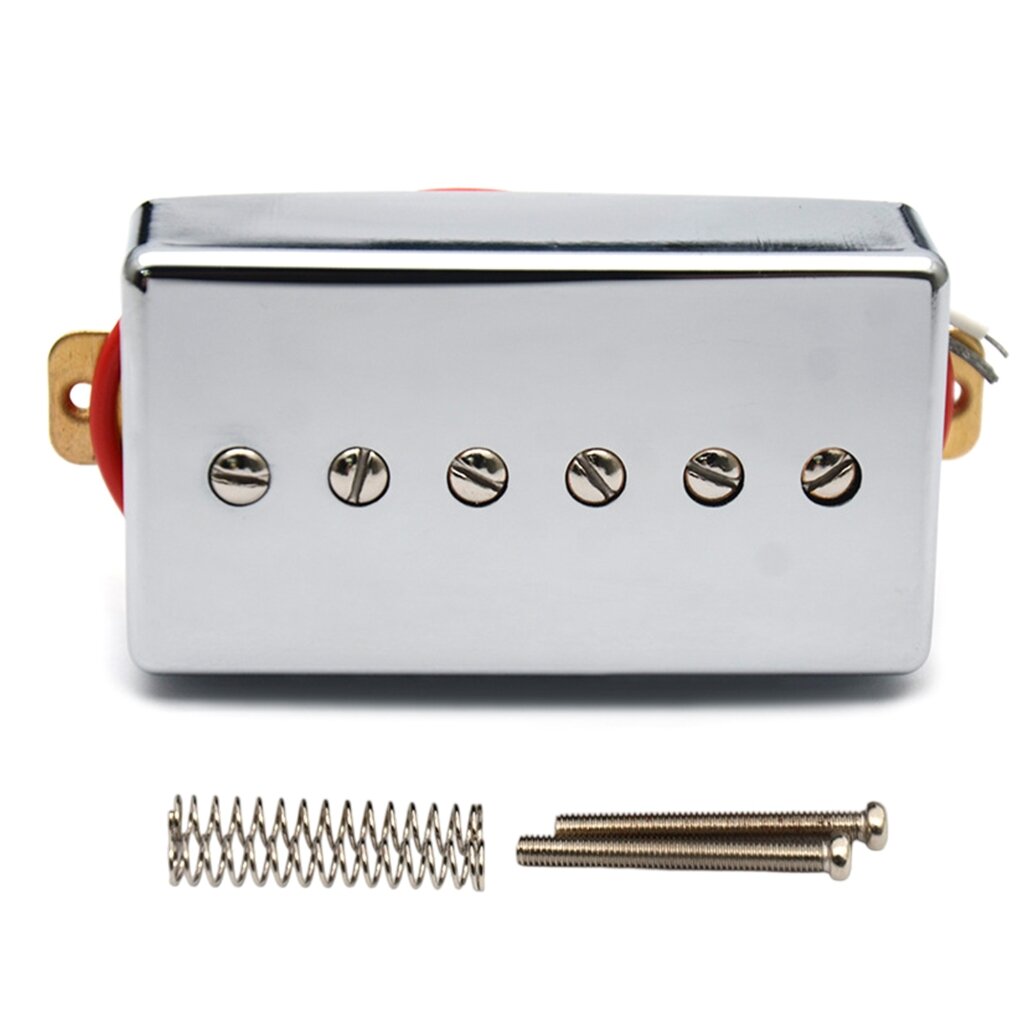 Регулируемый винтовой звукосниматель для электрогитары в стиле P90 с двойной катушкой, звукосниматель с одной катушкой-50 мм