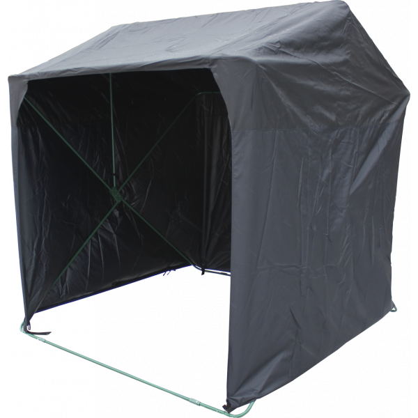 Торговая палатка 250 х 200 см, черная, водостойкий материал Оксфорд