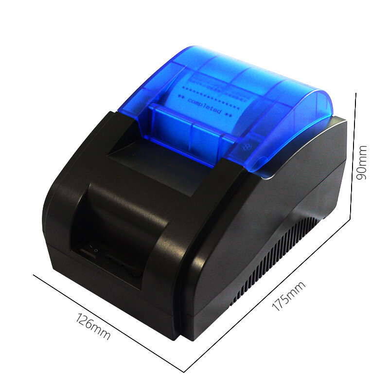 Hysoon HS-58502 58mm Thermal Receipt Printer, Computer USB Printing, Automatic Order Printing for Restaurants, Supermarkets, Retail, And Takeout