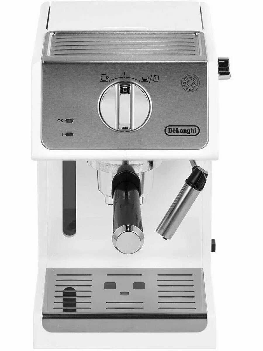 Кофеварка эспрессо DeLonghi ECP33.21. W белая