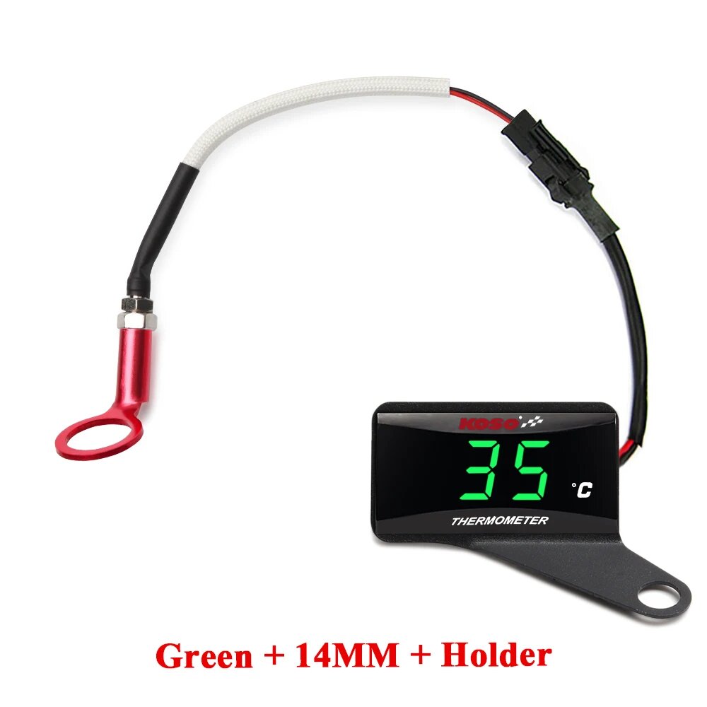 Датчик температуры мотоциклетного цилиндра koso для адаптера nmax cb500x, Зеленый, Green-M14-Right