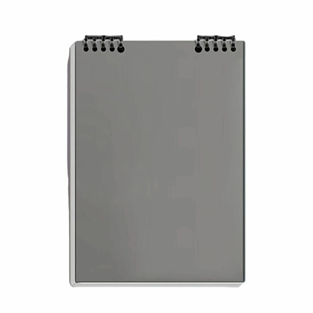 Записная книжка, A5 блокнот с отрывными страницами - прозрачный черный,