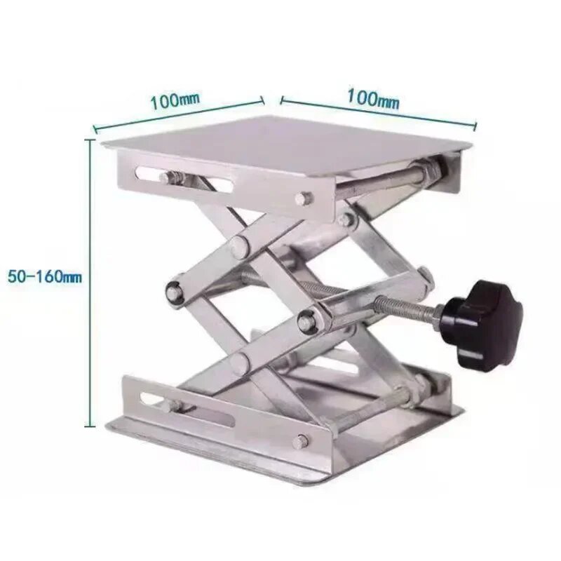 Подъемный стол для фрезерного станка из нержавеющей стали, деревообработка, гравировка, регулируемая лабораторная подставка, подъемная стойка, подъемный подъемник, деревообрабатывающие скамейки