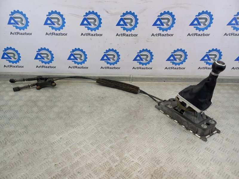 Б/У Кулиса КПП с тросами Volkswagen Tiguan 1 NF / Фольксваген Тигуан 1 NF 2.0 CBAB дизель 2008