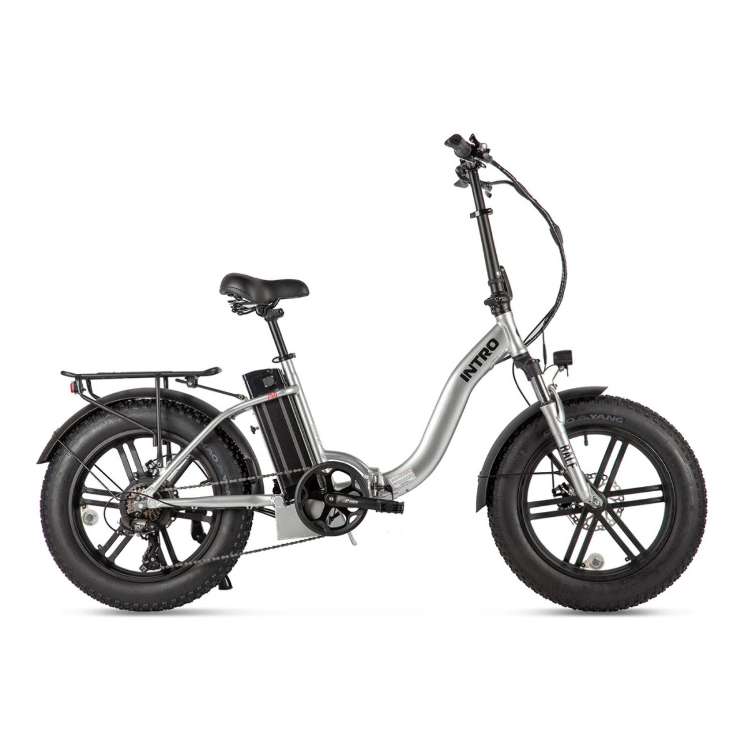 Электровелосипед Intro (Eltreco) Ralf 750 Серебристый, для мужчин ,750