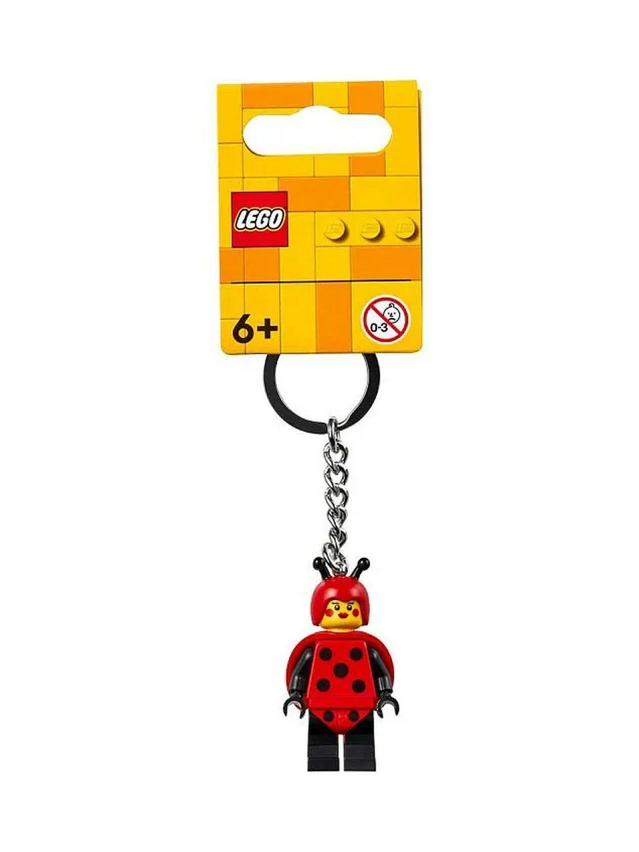 Конструктор LEGO 854157 Брелок для ключей Девочка в костюме божьей коровки