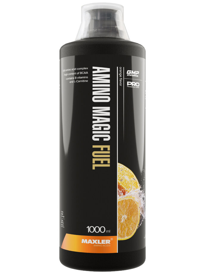 Аминокислотный комплекс Maxler Amino Magic Fuel - 1000 мл, апельсин