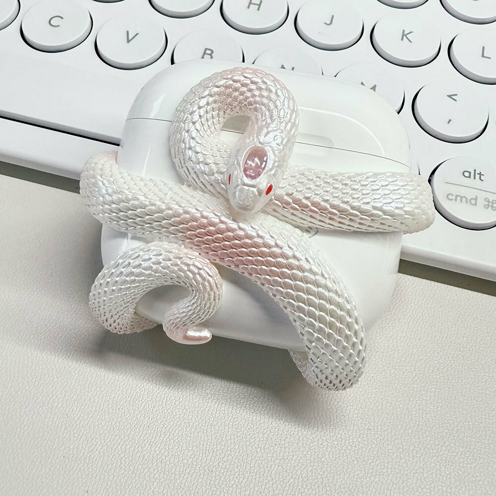 Светящийся чехол для наушников в форме змеи, горячая распродажа TIKTOK, тот же стиль для сетевых знаменитостей