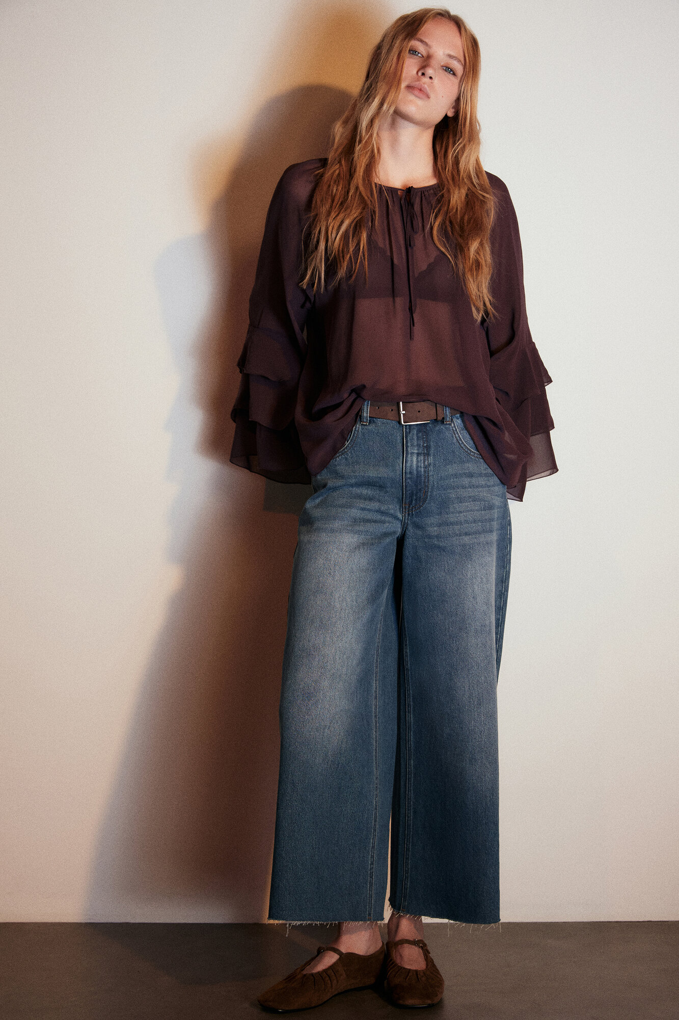 Джинсы широкие Woman Mix&Match 