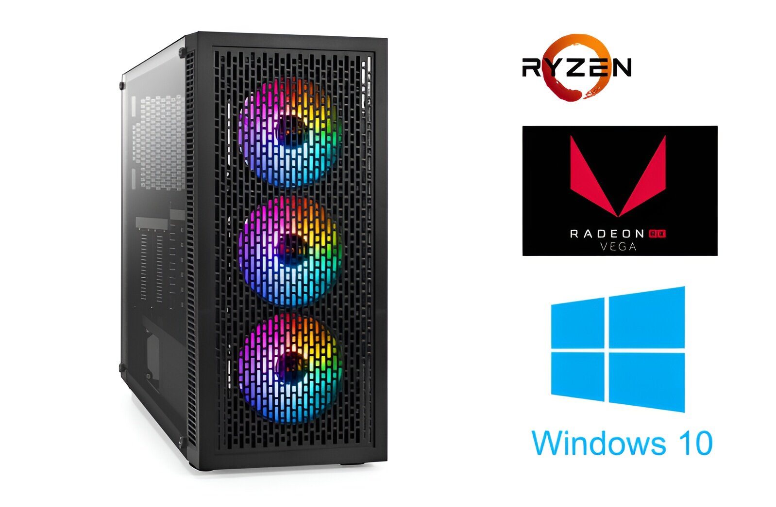 Системный блок TopComp AK 121991148 AMD Ryzen 5 4600G HDDотсутствует/AMD Radeon RX Vega 7/Windows 10 pro