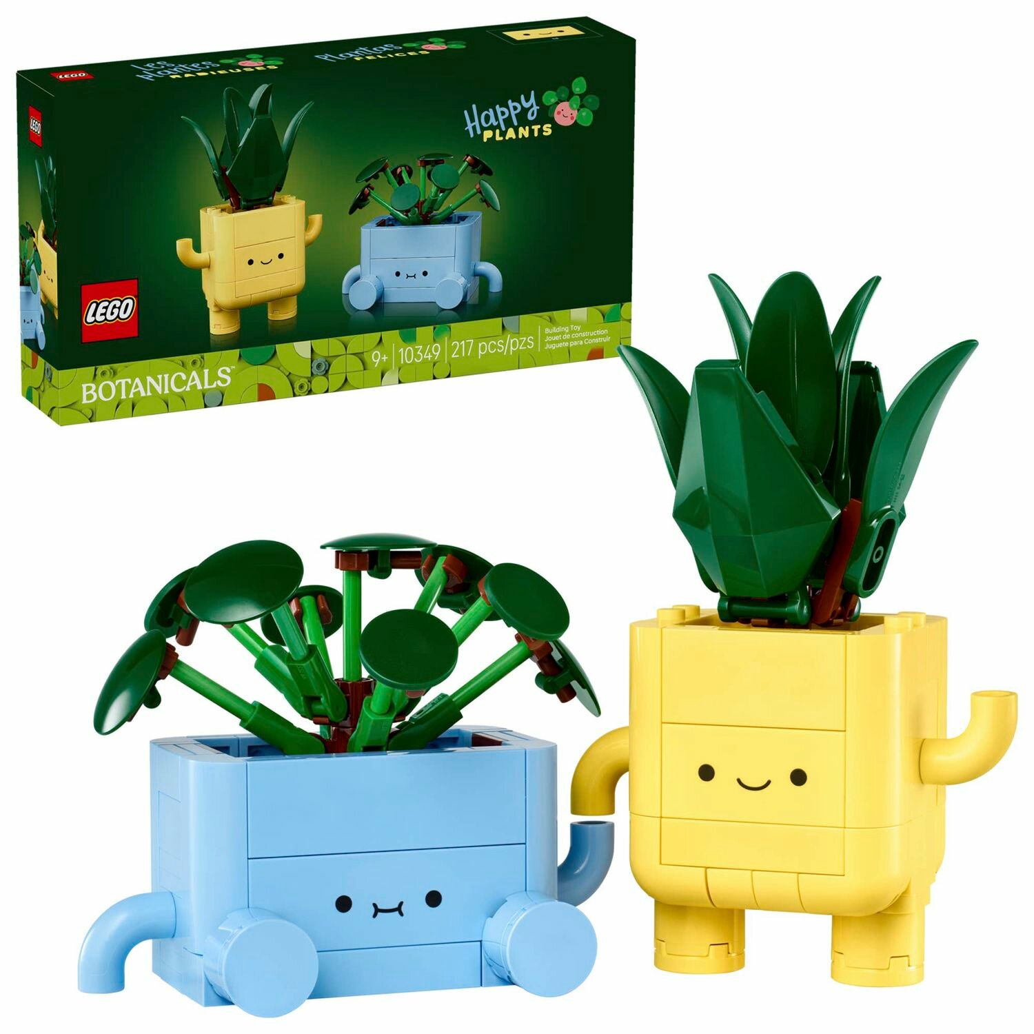 10349 Конструктор детский LEGO Botanical Collection Счастливые растения, 217 деталей, возраст 9+, 10349