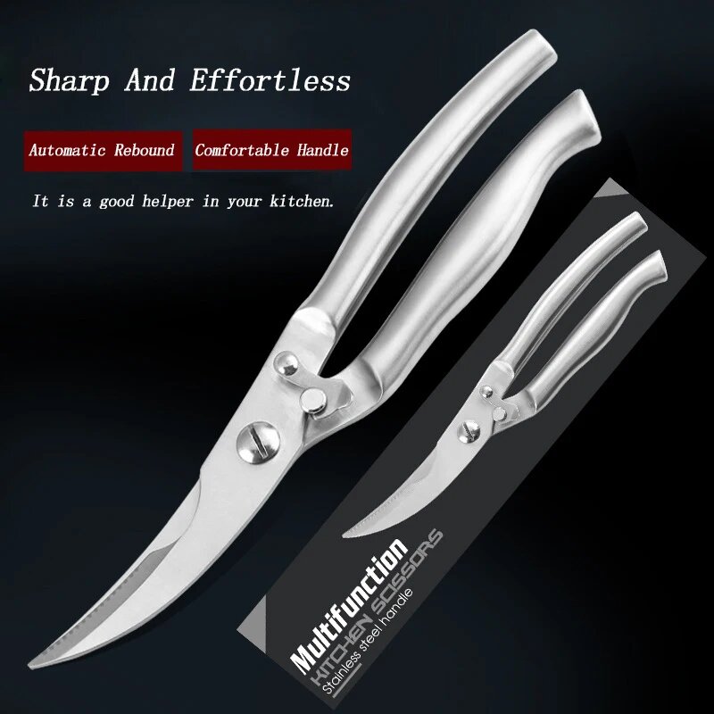 XITUO кухонные ножницы из нержавеющей стали, ножницы для куриных костей, ножницы для куриных костей, кухонные ножницы для приготовления пищи, многофункциональный нож, Scissors A