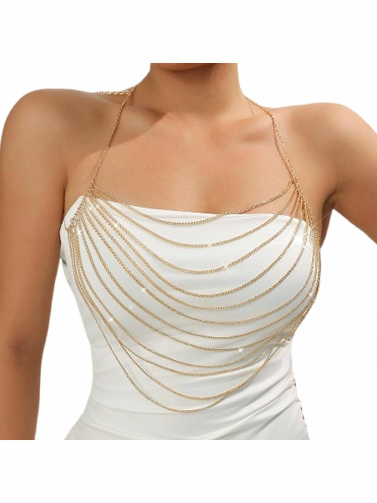 Модная цепочка для тела с кисточками, подходящая для ночных клубов и вечеринок