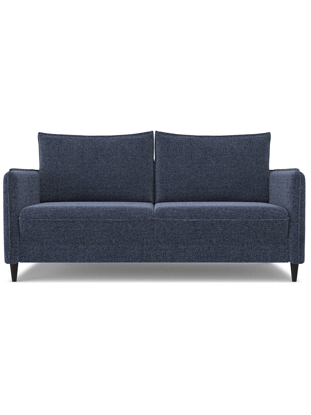 Диван-кровать раскладной PUSHE Фьорд Smart 160 букле, синий , Shape steel