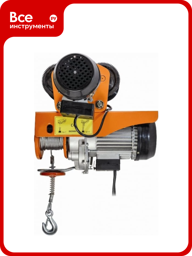 Электрическая мини таль с тележкой Сибталь модель PA кг 020 2006 1200