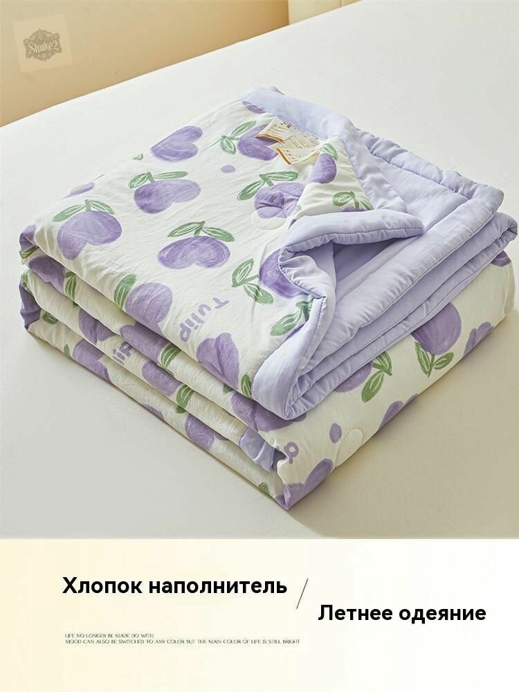 Не нужны чехлы, "Ультратонкое" можно стирать, летние прохладные одеяла, с хлопковым наполнителем летнее/легкое/тонкое спальное 150х200 см