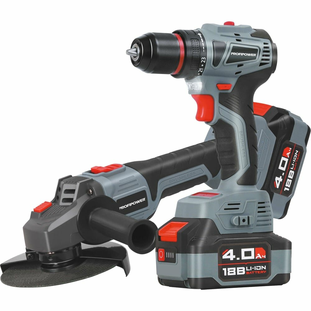 Бесщеточный аккумуляторный набор Profipower E0220