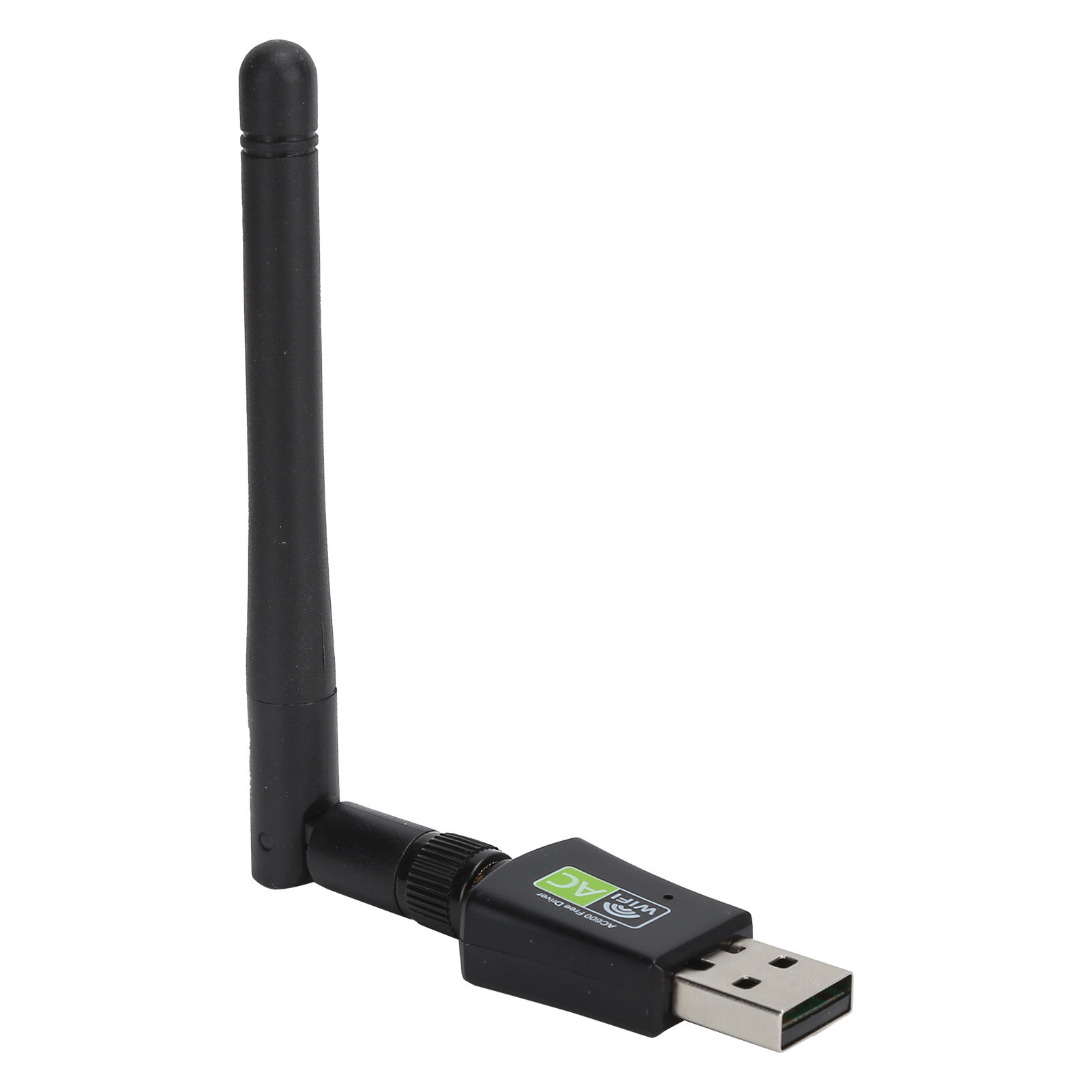 USB Wi -Fi -адаптер приемник антенна Ethernet 600 Мбит / с 2,4 ГГц5 ГГц беспроводная сетевая карта черная
